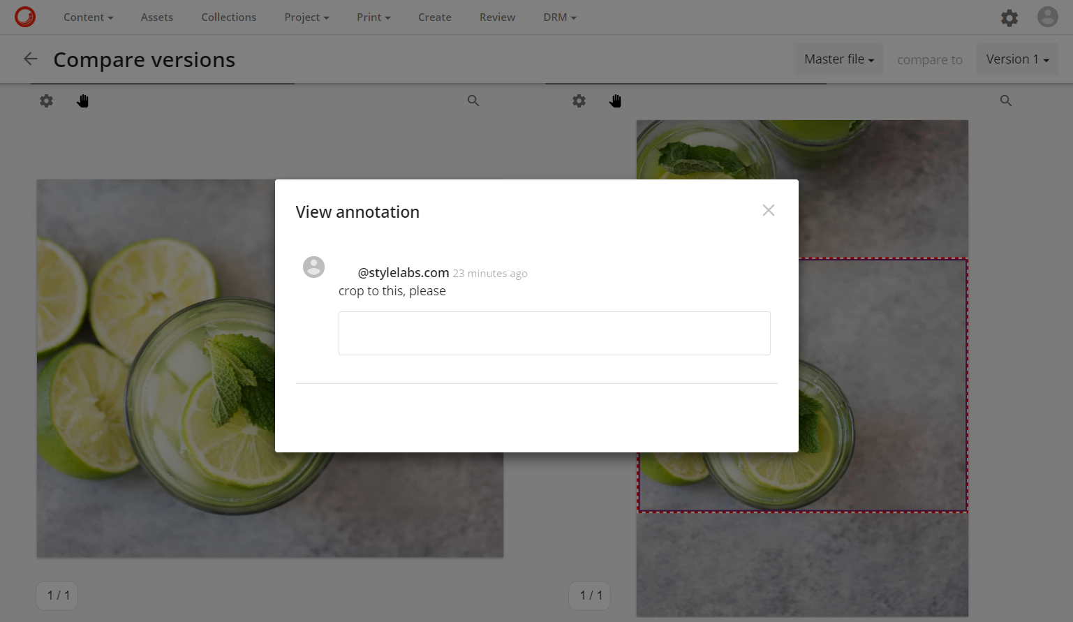 Side-by-side comparison | Sitecore Documentation