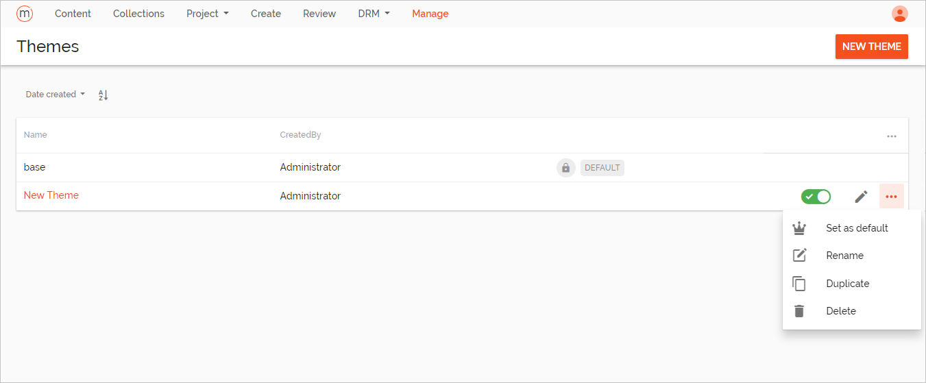 Themes Sitecore Documentation 