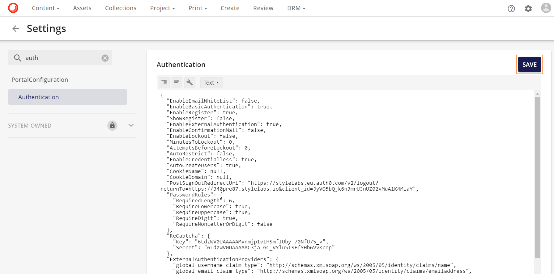 Password policy | Sitecore Documentation