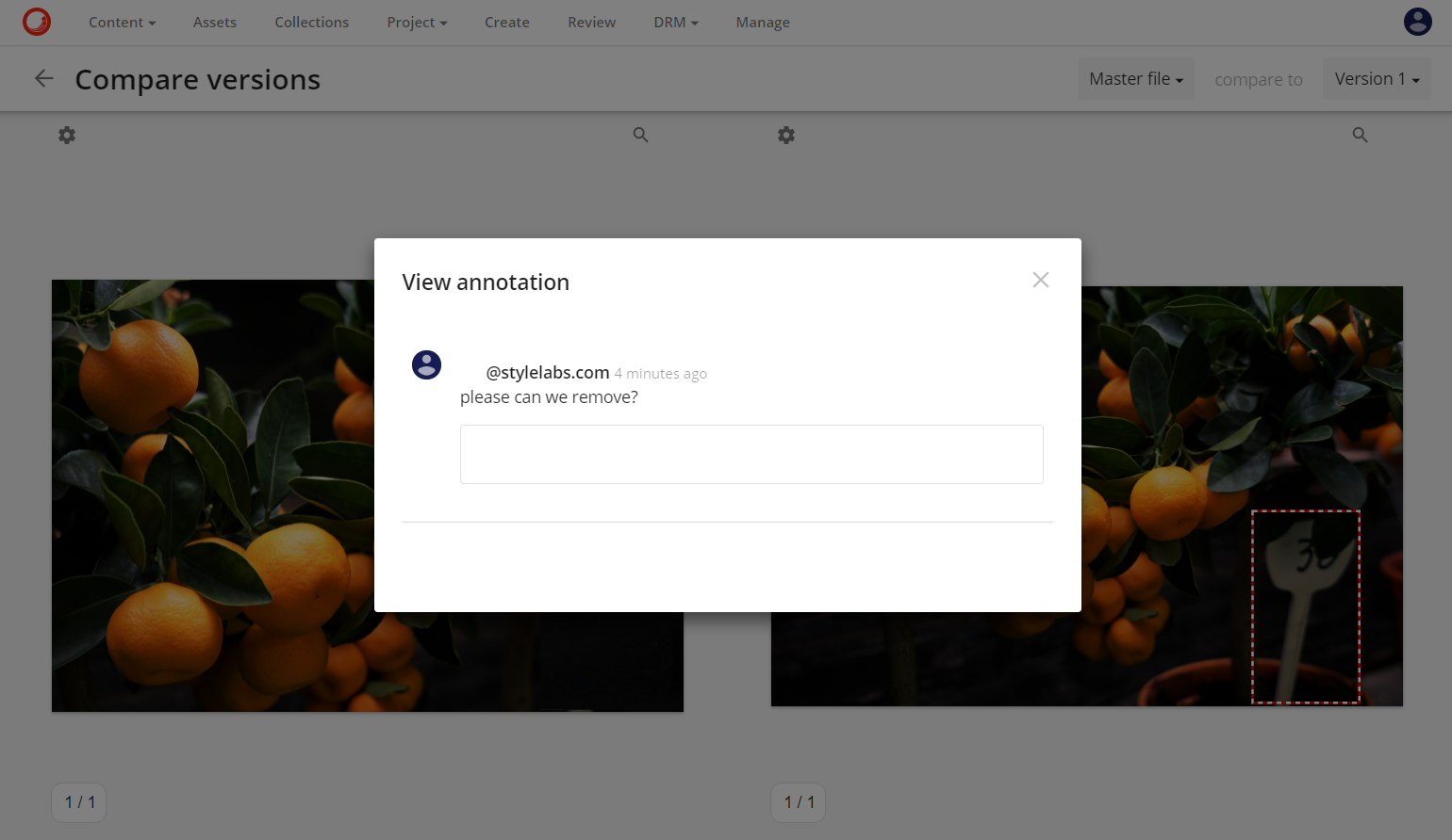 Side-by-side comparison | Sitecore Documentation