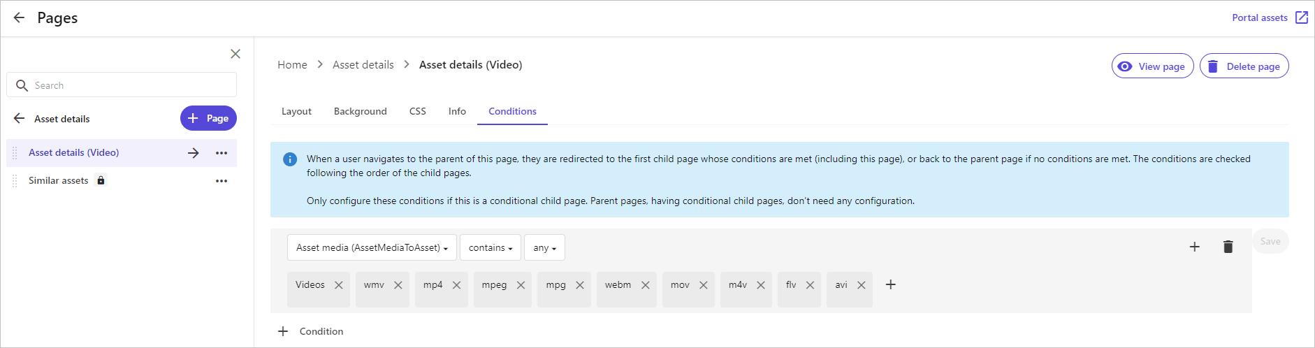Conditions | Sitecore Documentation