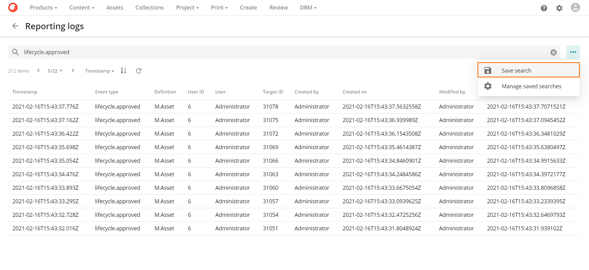 Reporting Logs | Sitecore Documentation