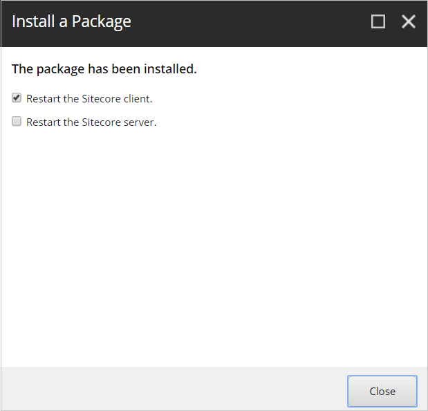 Installation | Sitecore Documentation