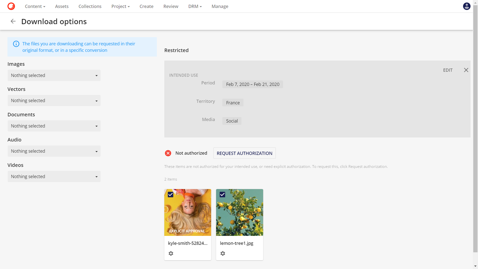 DRM Workflow | Sitecore Documentation
