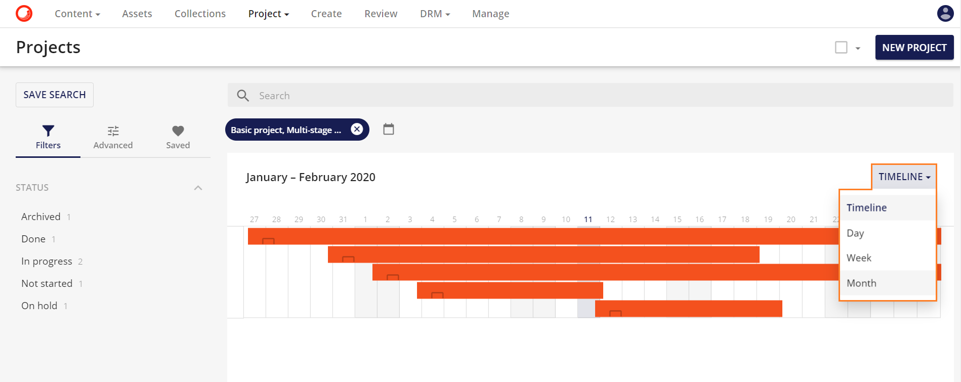 Projects | Sitecore Documentation