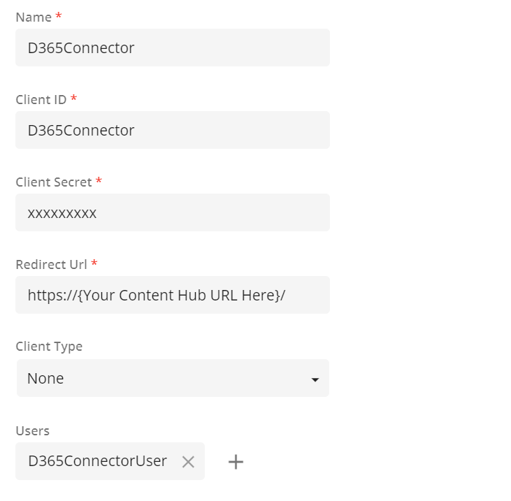 Add the D365 Connector OAuth client | Sitecore Documentation