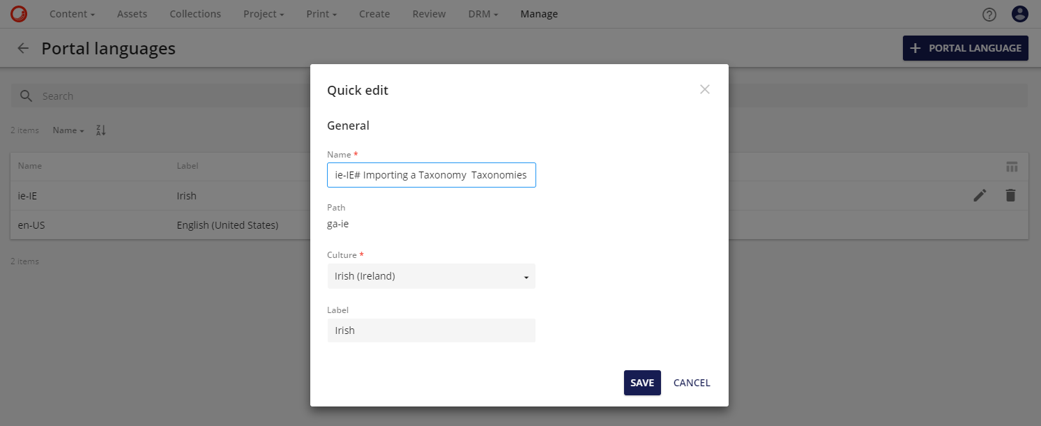 Import using Excel | Sitecore Documentation