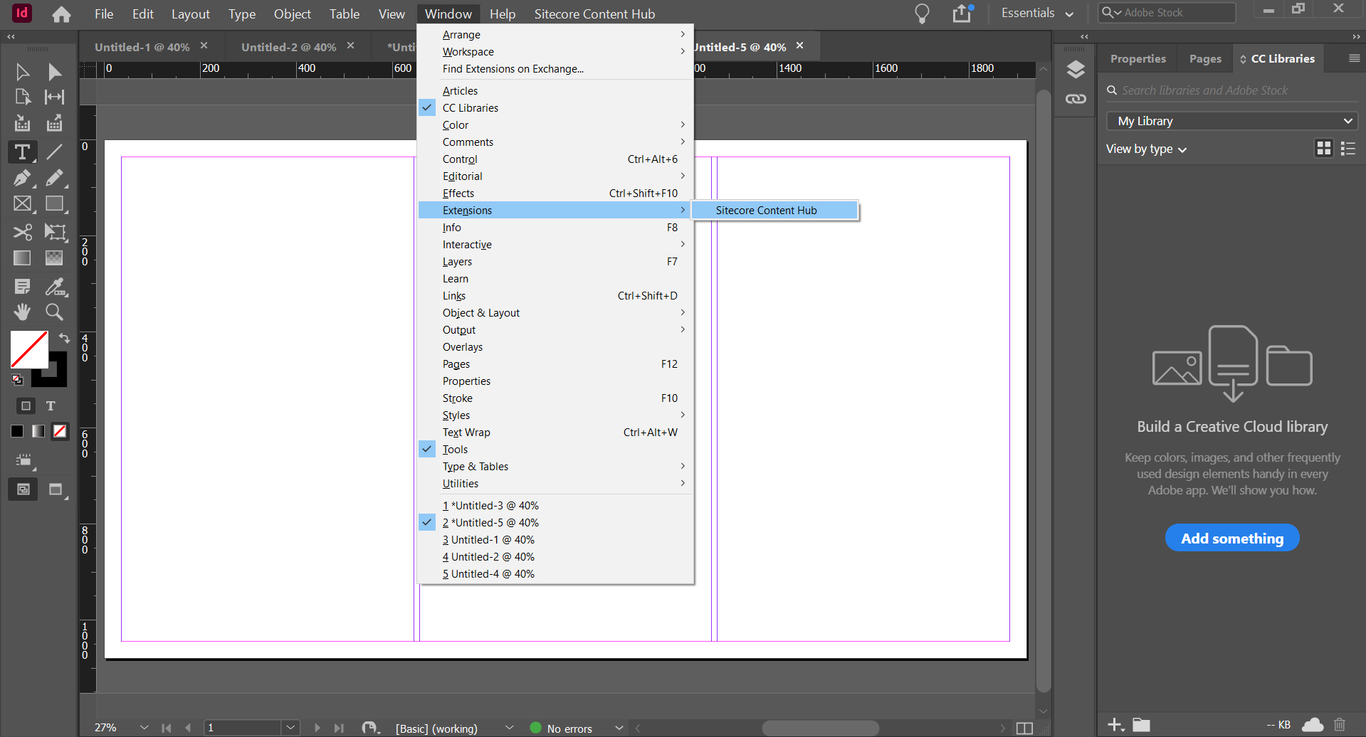 Adobe InDesign | Sitecore Documentation