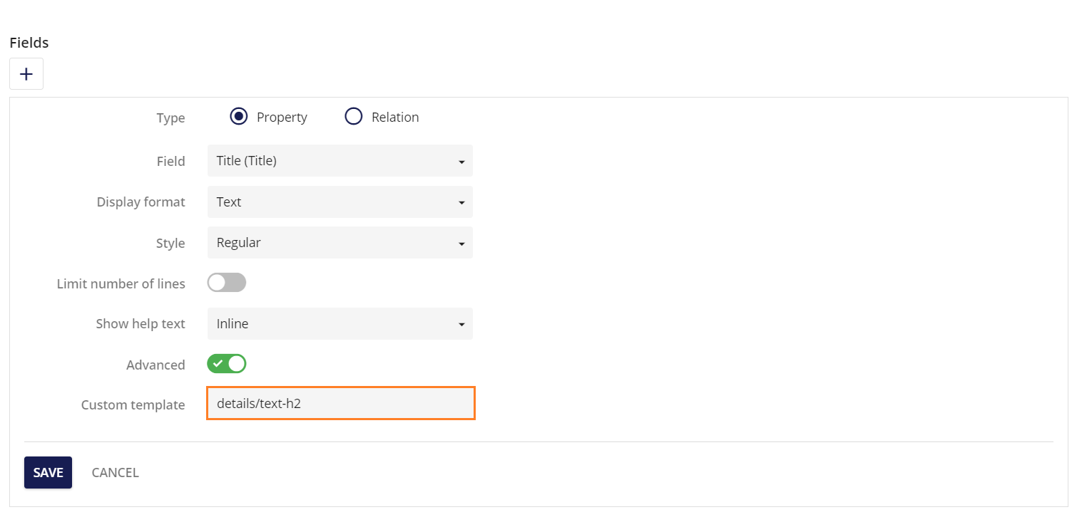 Custom template | Sitecore Documentation