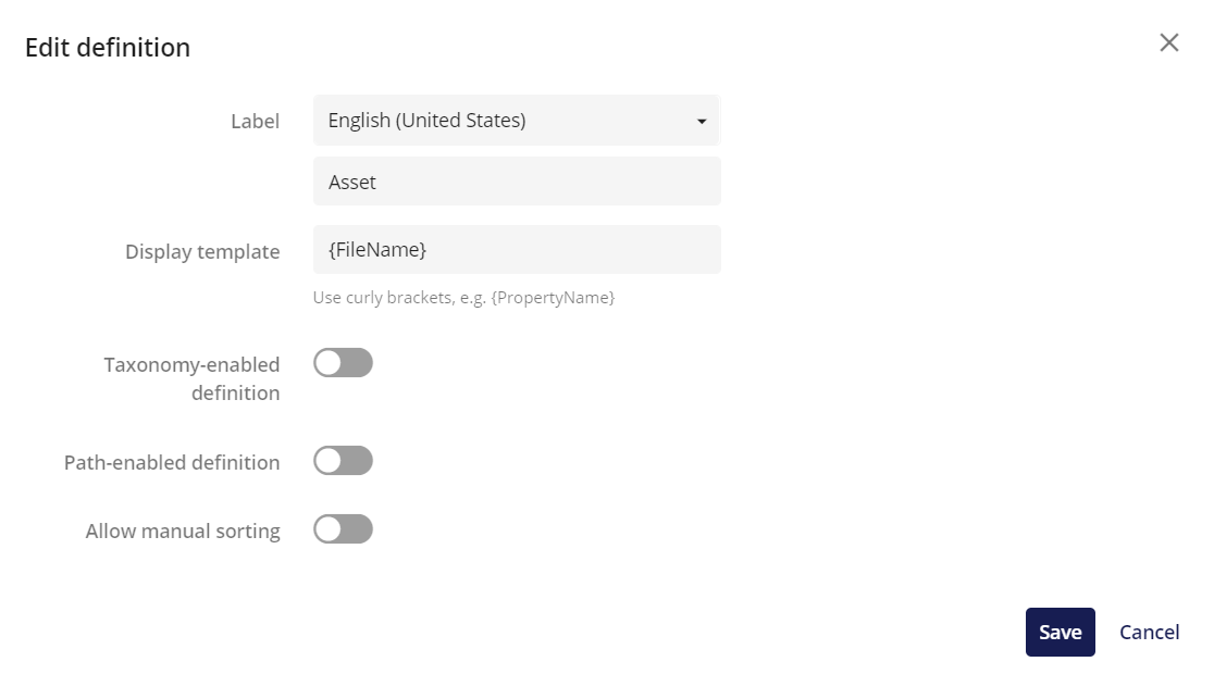 Display template | Sitecore Documentation