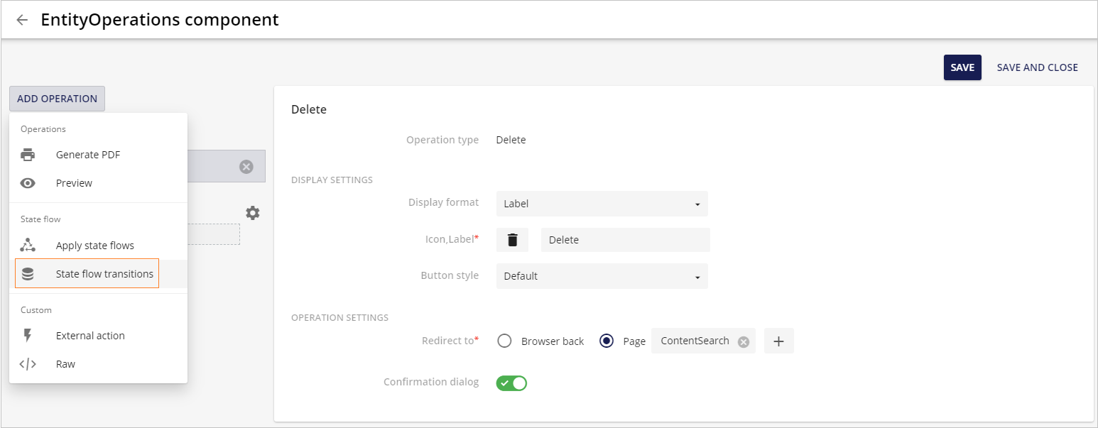 Activate content type to state flow | Sitecore Documentation