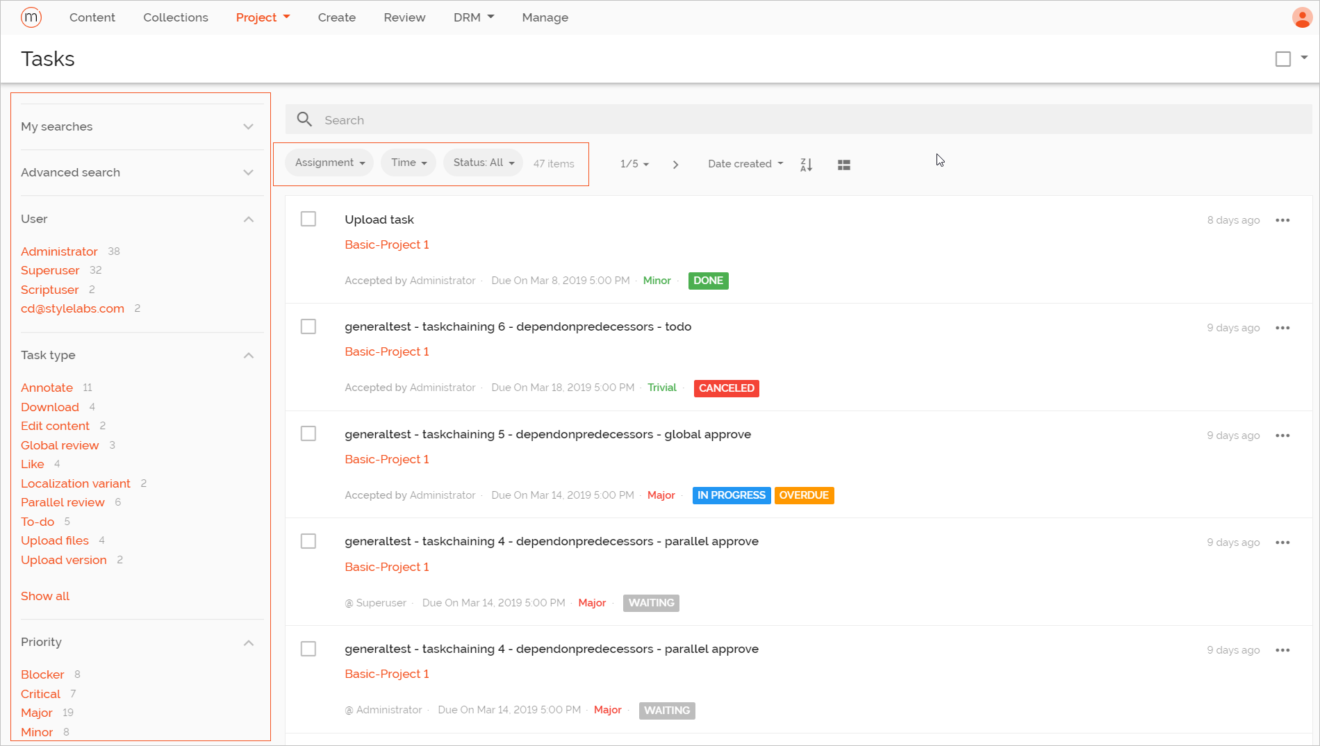 Tasks | Sitecore Documentation