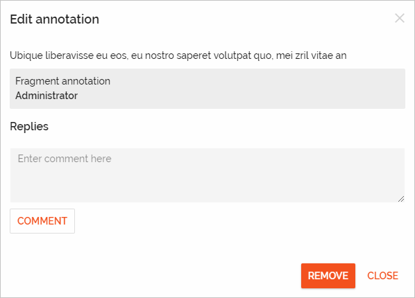 Annotate | Sitecore Documentation