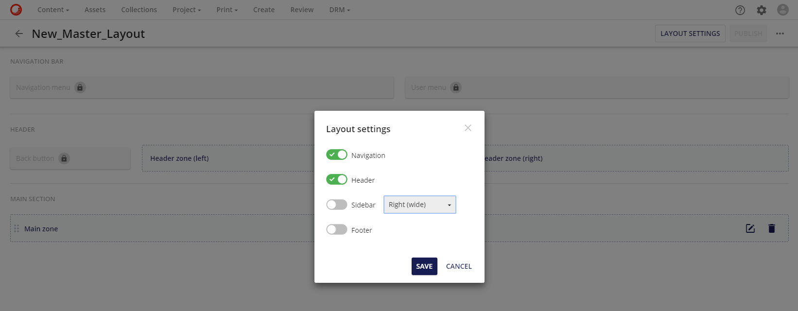 Master layouts | Sitecore Documentation