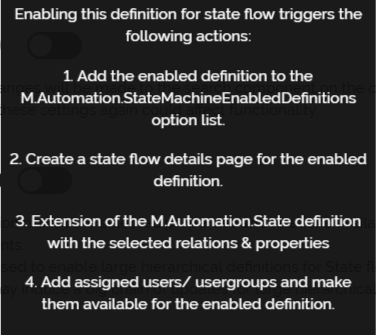 Enable for State Flow | Sitecore Documentation