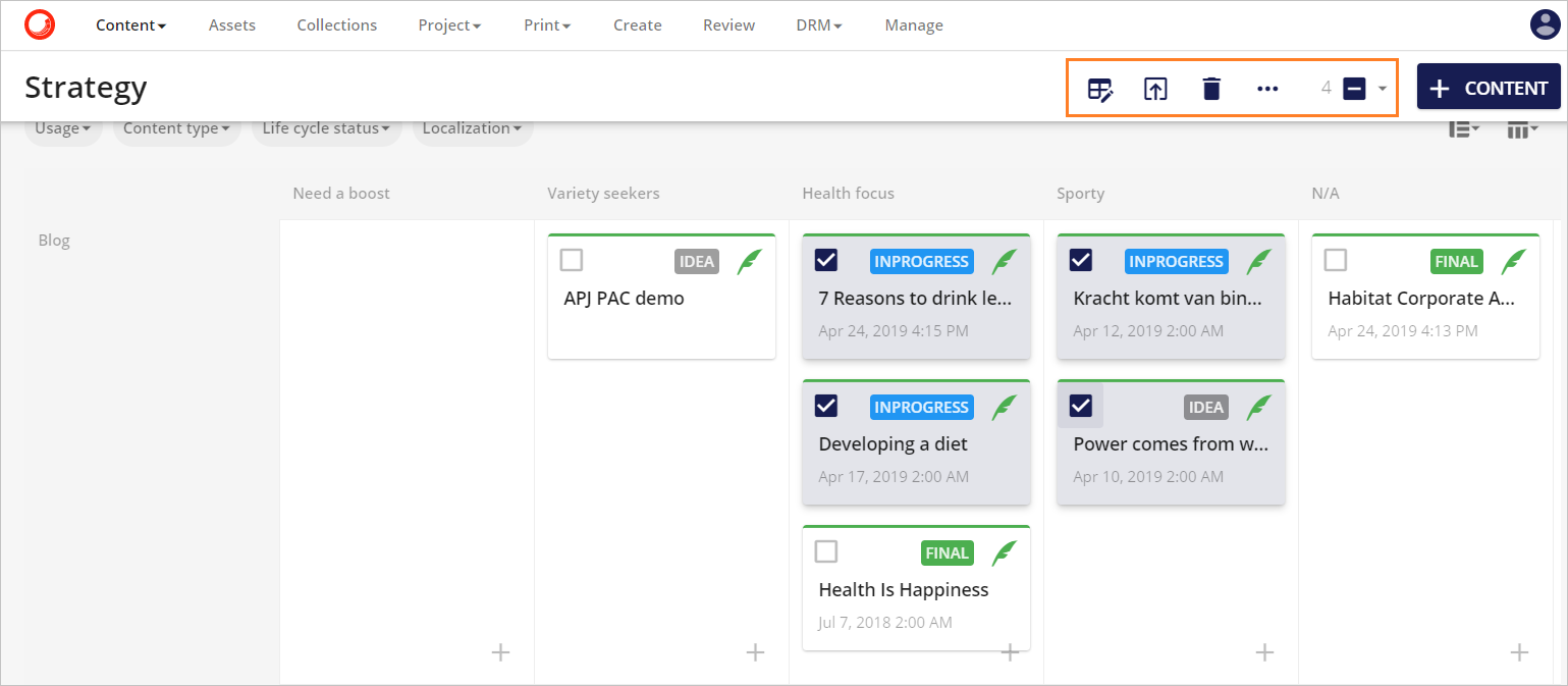 Strategy | Sitecore Documentation