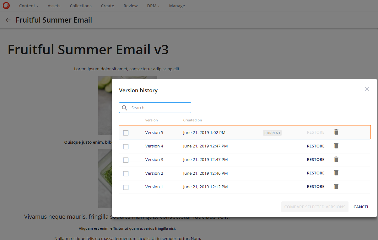 Version | Sitecore Documentation