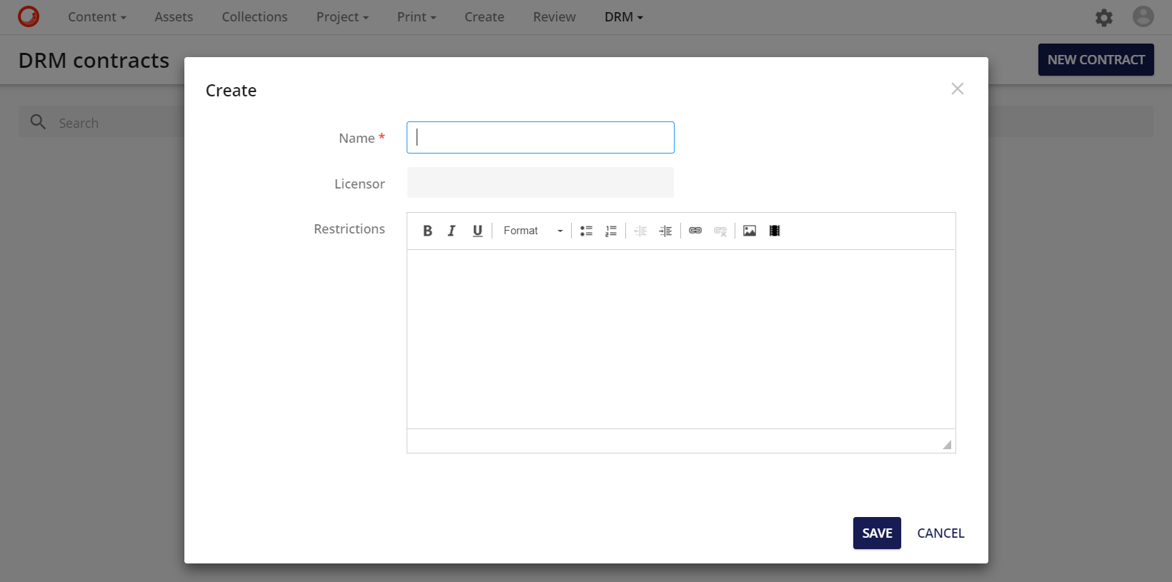 Contract | Sitecore Documentation