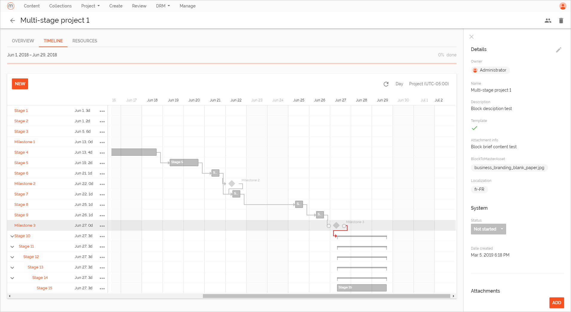 Timeline | Sitecore Documentation