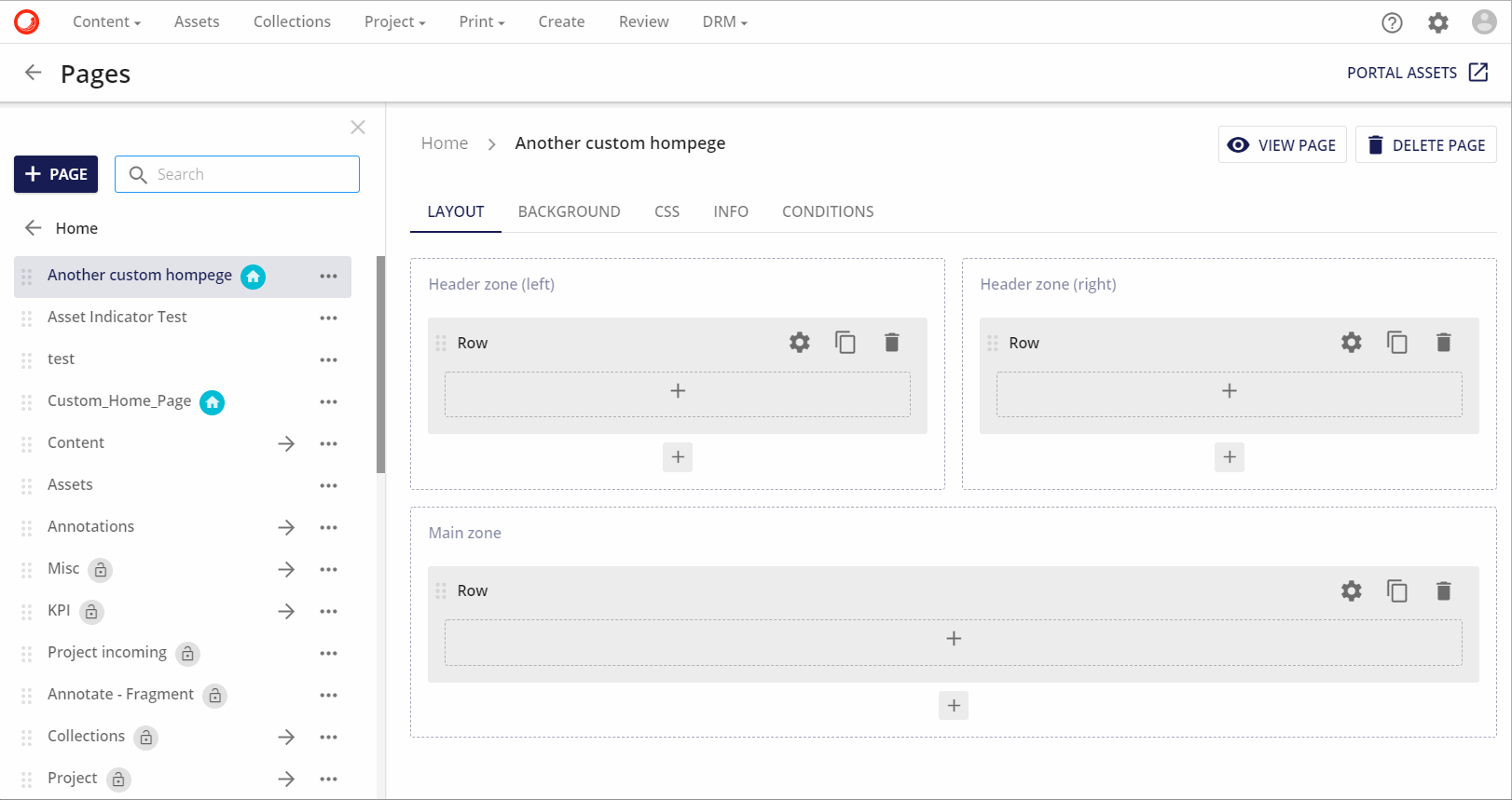 Page search improvements