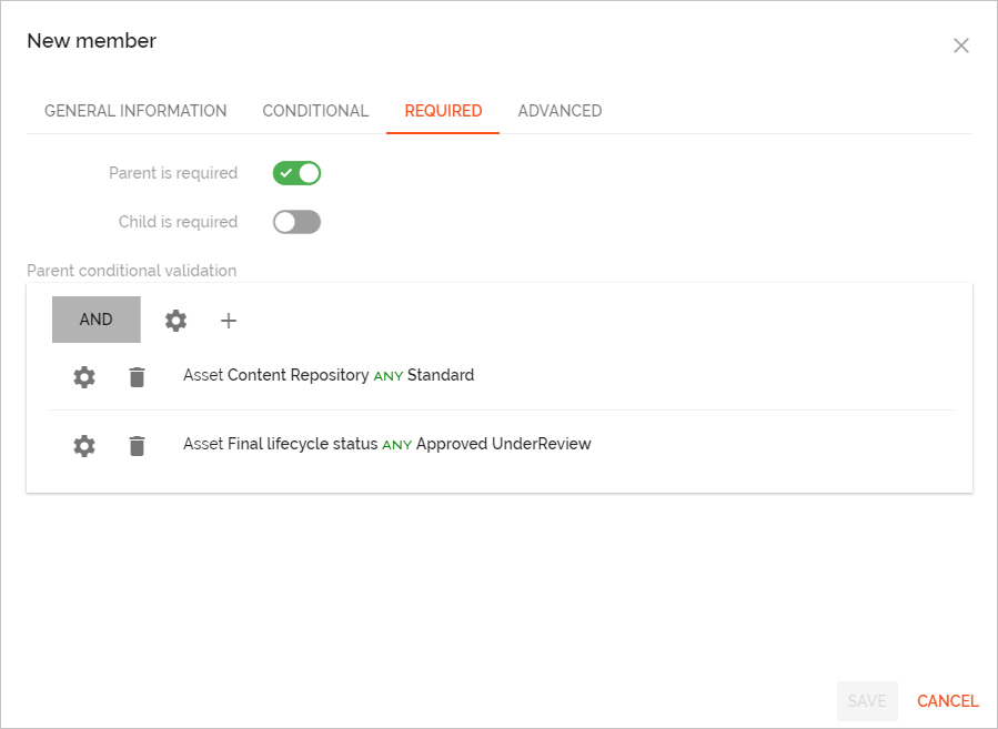 Adding a relation | Sitecore Documentation