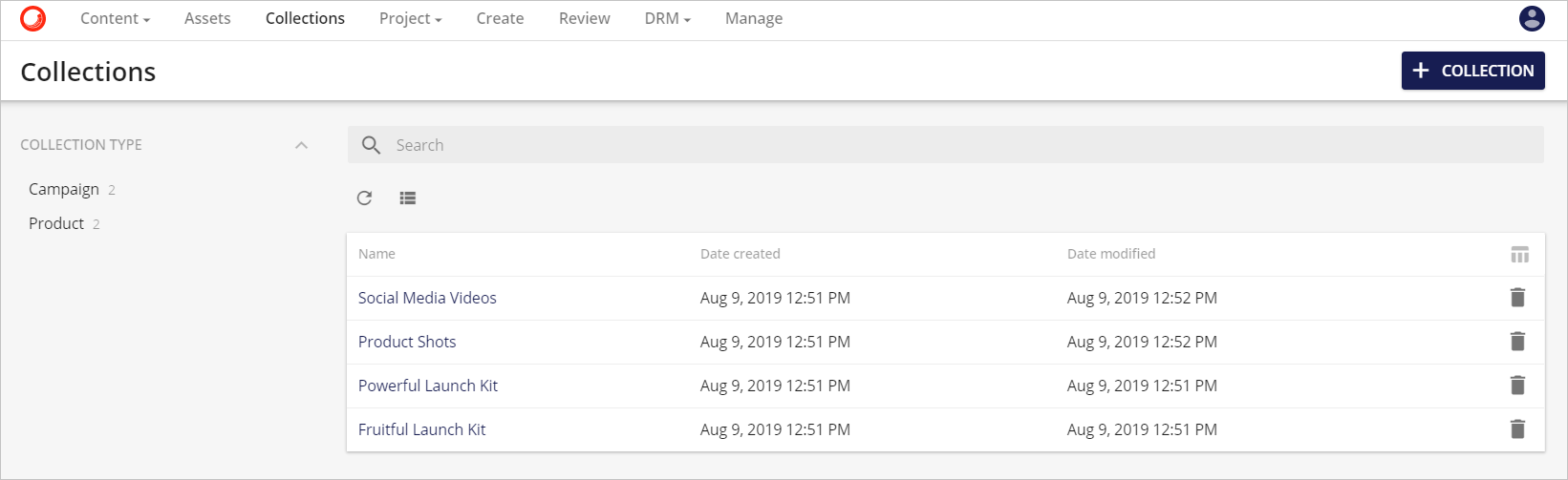 Collections | Sitecore Documentation