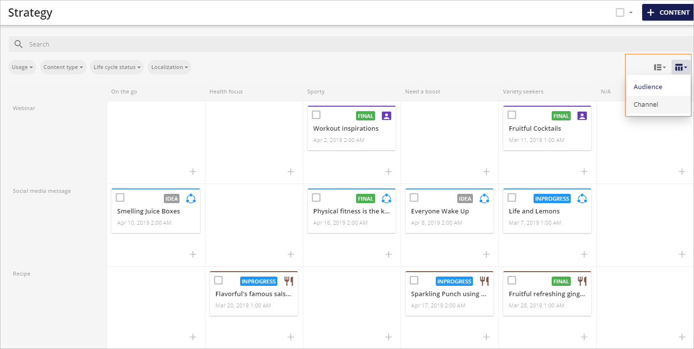 Strategy | Sitecore Documentation