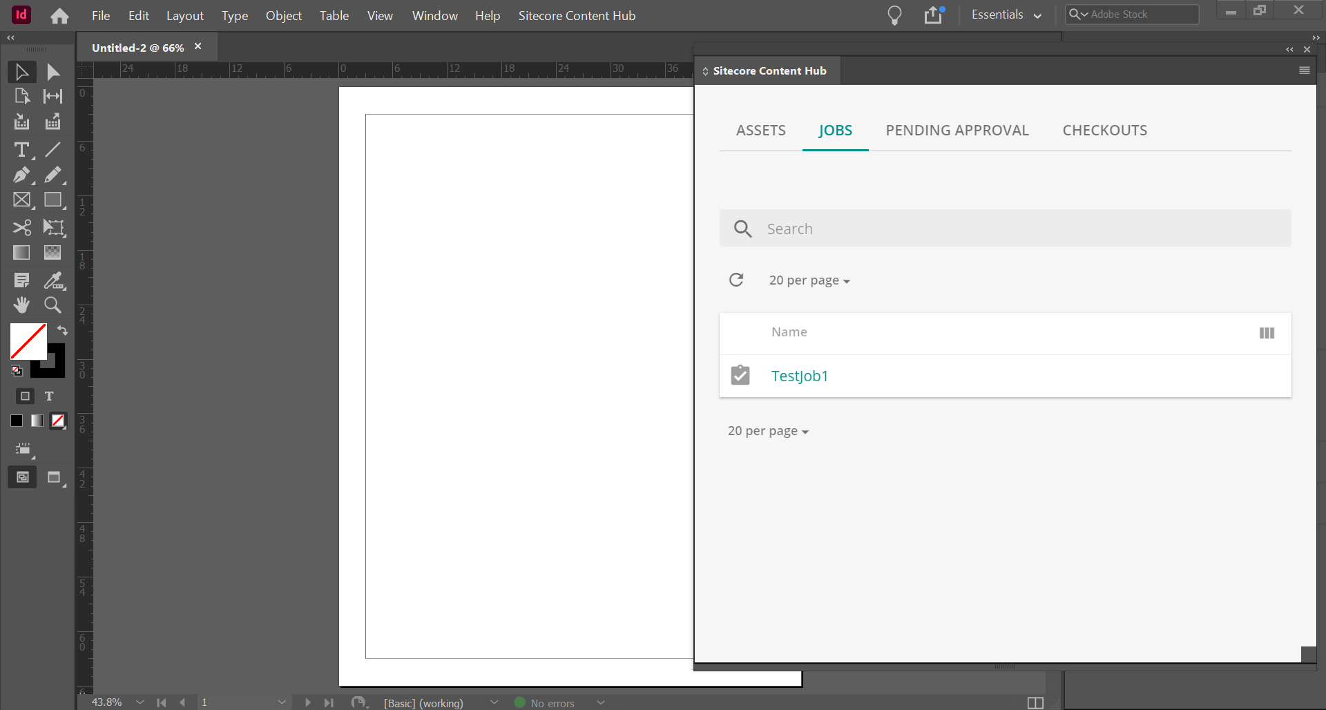 Adobe InDesign | Sitecore Documentation
