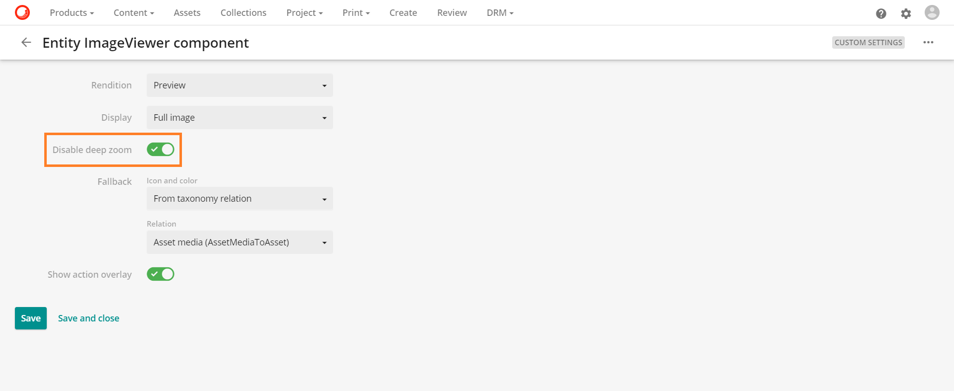 Preview and Deep zoom | Sitecore Documentation