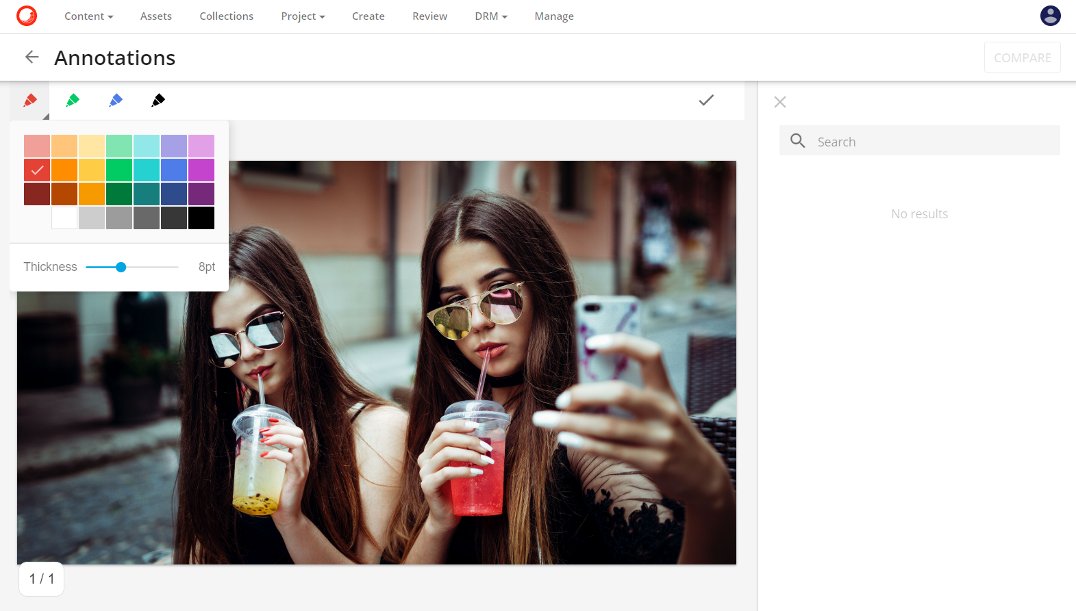 Annotation tools | Sitecore Documentation