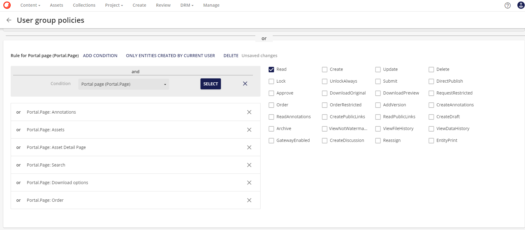 Policy example | Sitecore Documentation