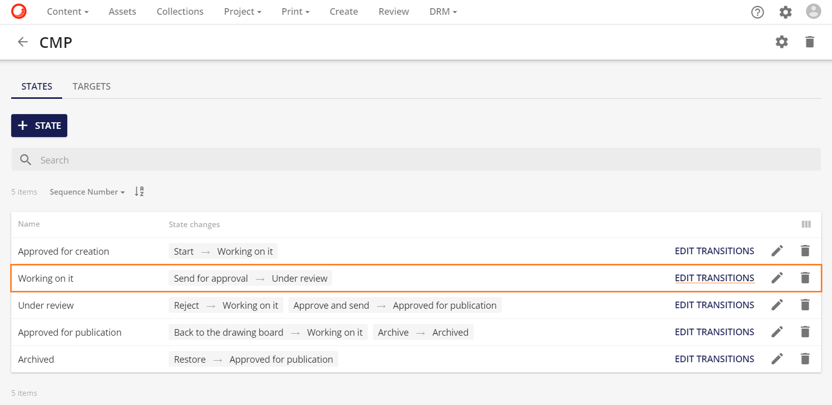 State flow management | Sitecore Documentation