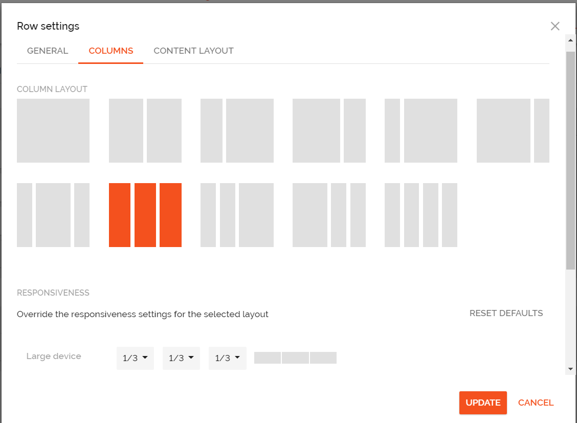 Layout | Sitecore Documentation