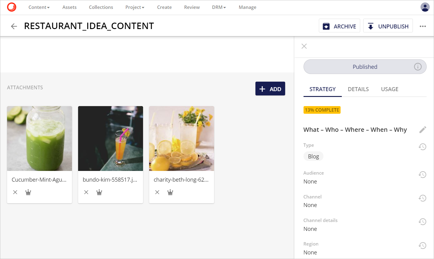 Work | Sitecore Documentation