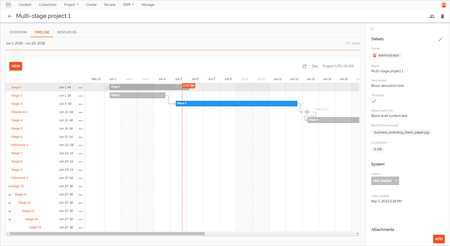 Timeline | Sitecore Documentation