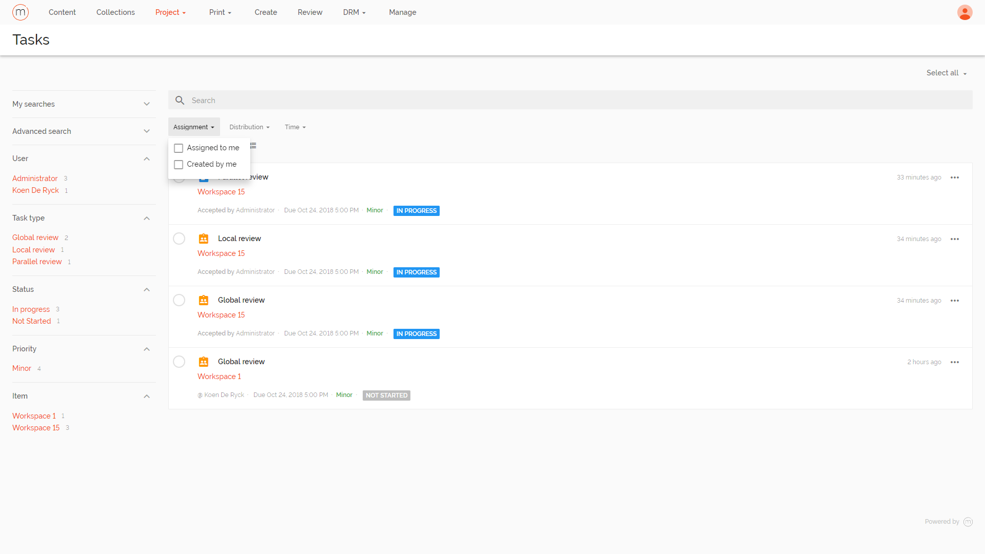 Tasks | Sitecore Documentation Tasks | Sitecore Documentation