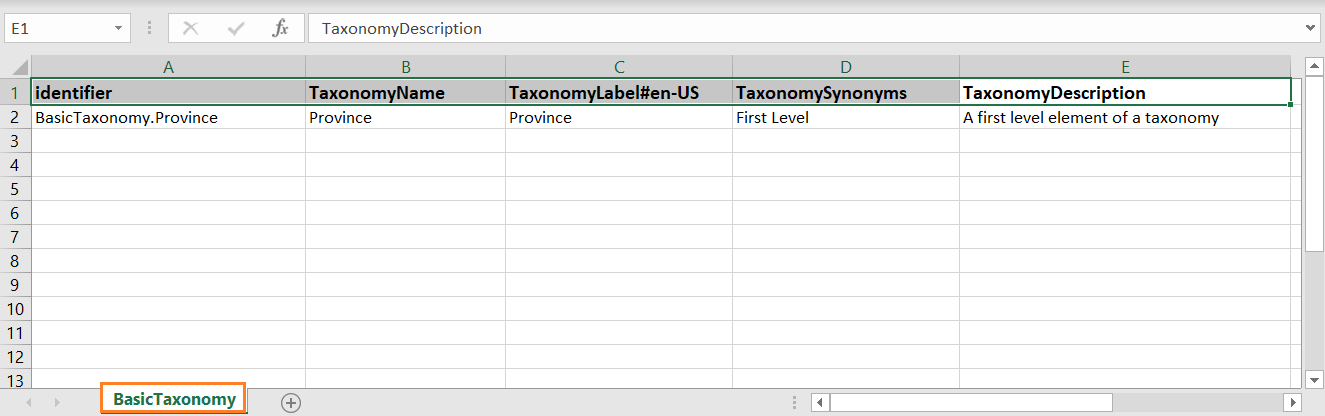 Import using Excel | Sitecore Documentation