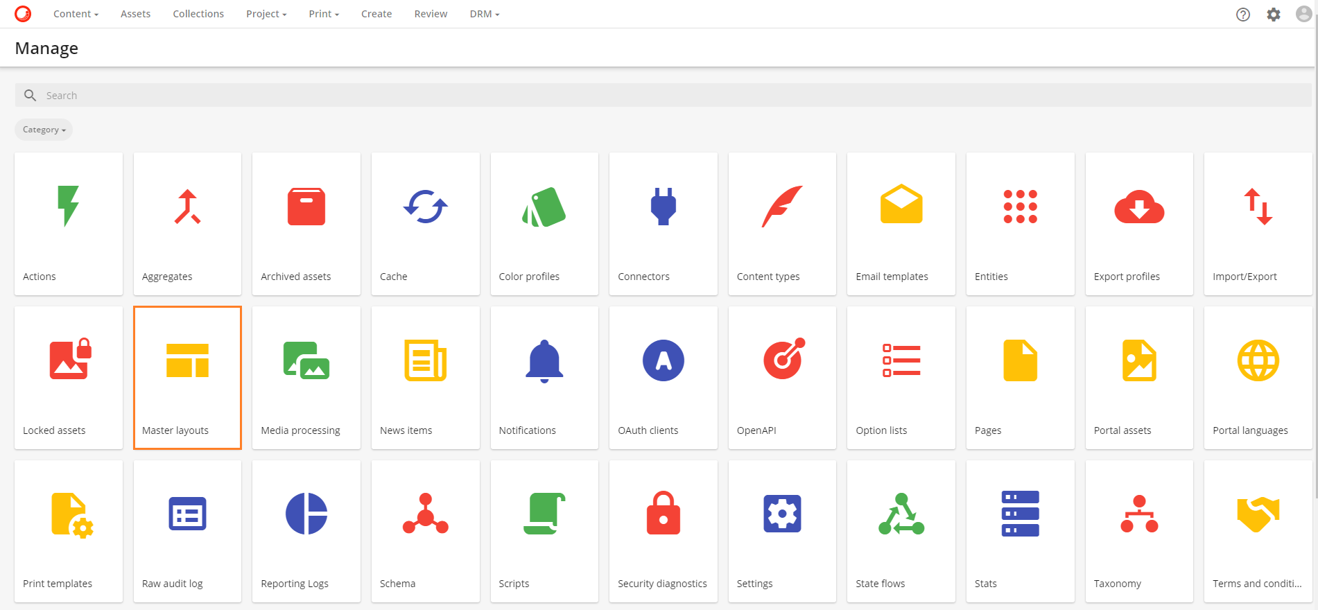 Master layouts | Sitecore Documentation