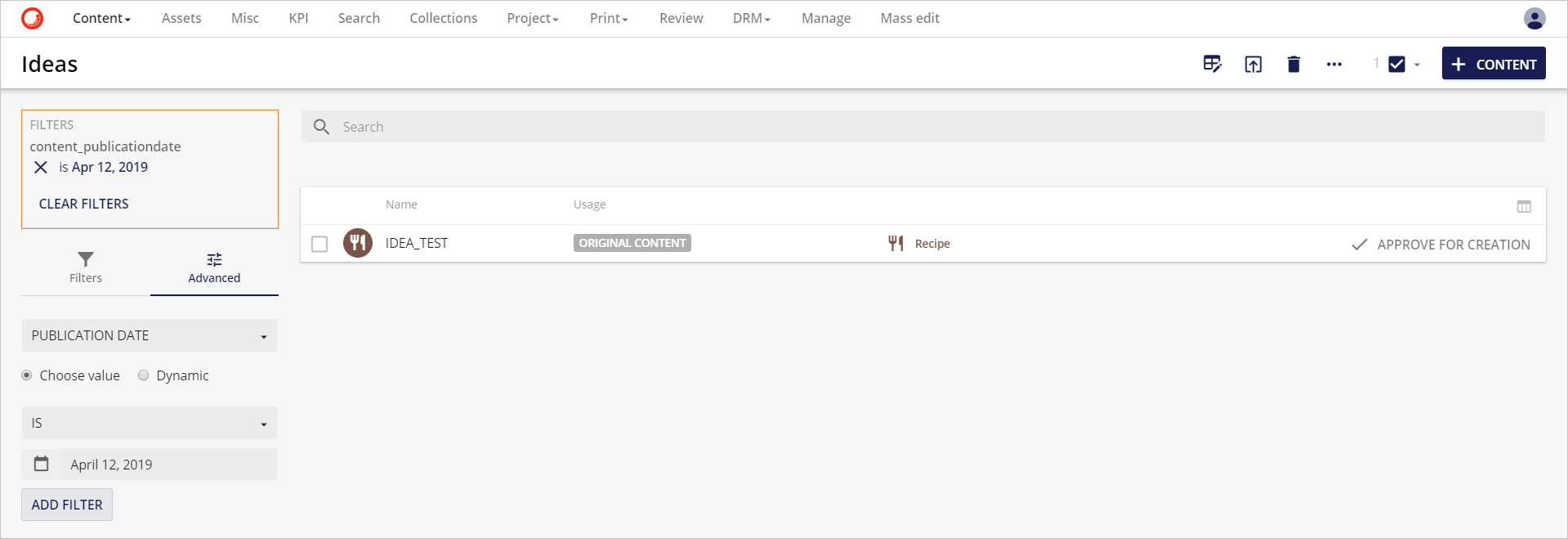 Ideas | Sitecore Documentation